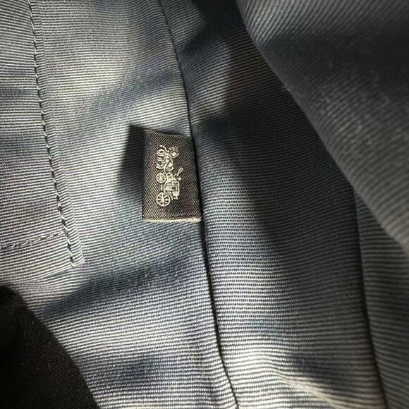 Coach | Bags | Coach Teri Shoulder Bag Signature Denim Vachetta Leather ...